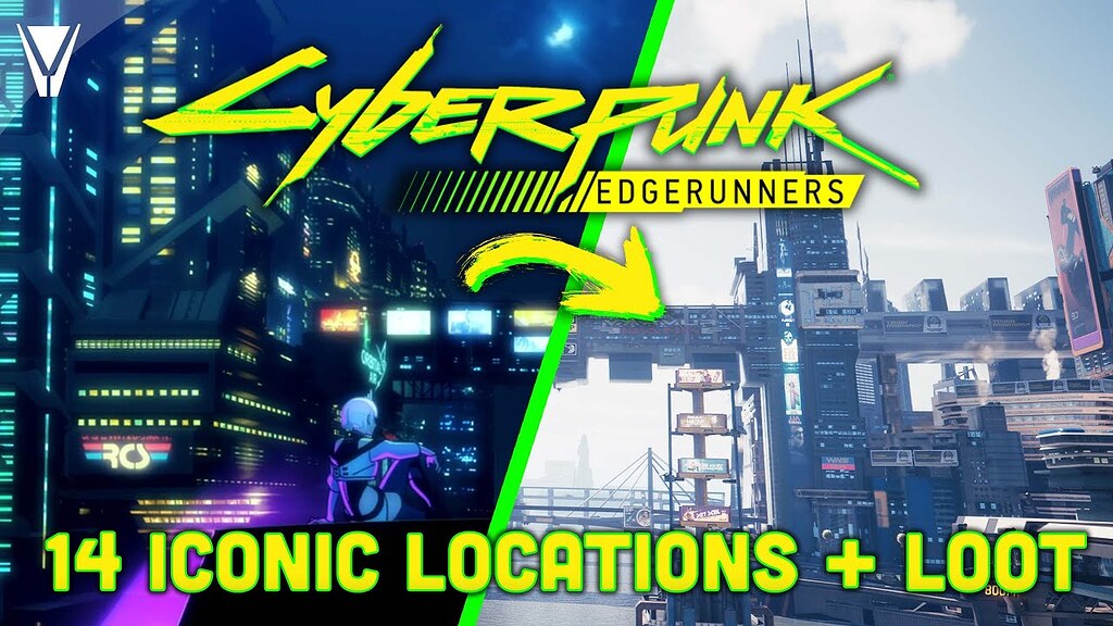 14 Iconic Locations Loot From Edgerunners In Cyberpunk 2077
