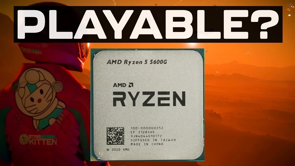 5600G Integrated Graphics Good Enough? | Star Citizen - hardware - StarZen