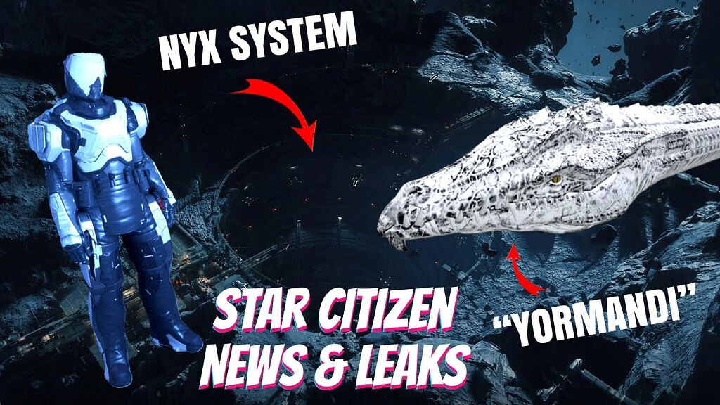 Star Citizen LEAKS: Nyx System, Yormandi Creature, & Apollo Cargo ...