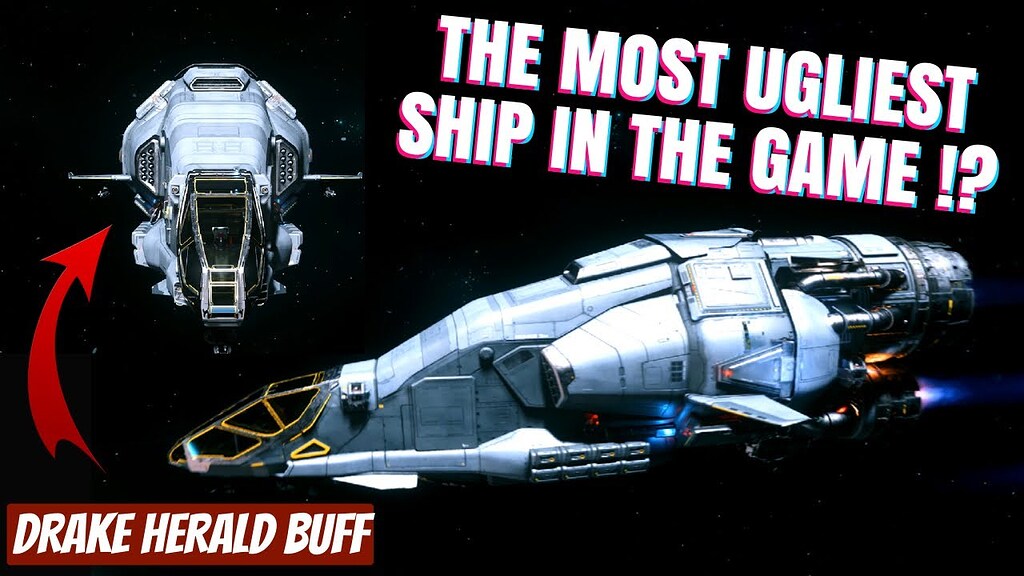The Fastest & Ugliest Ship in Star Citizen? Drake Herald Gets 18 ...