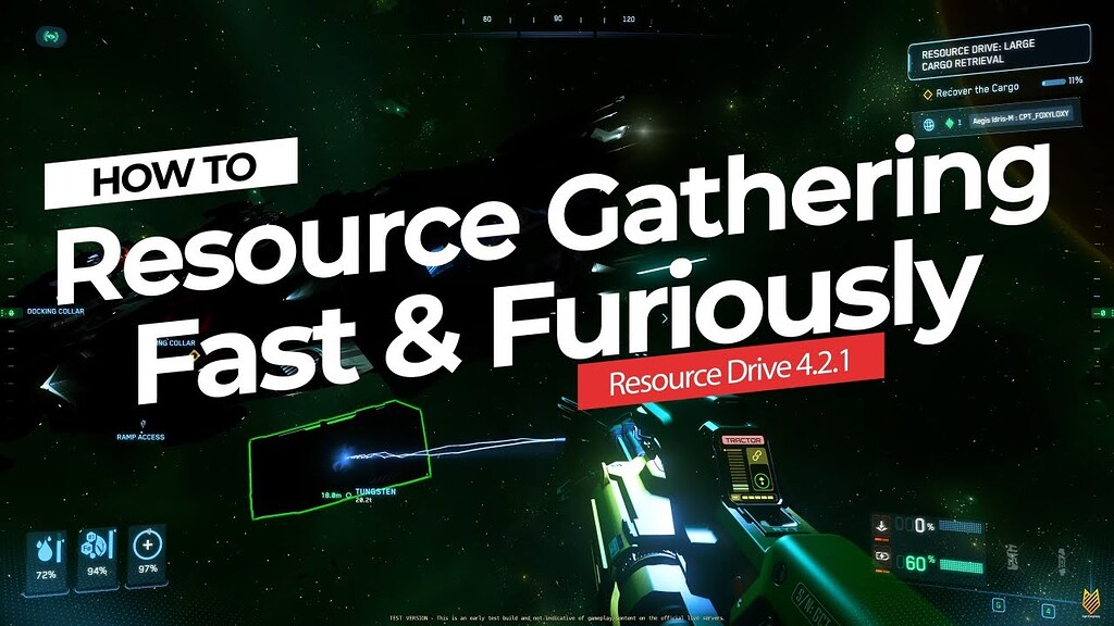How To Gather Resources Fast & Furiously - 4.2.1 Resource Drive Guide ...