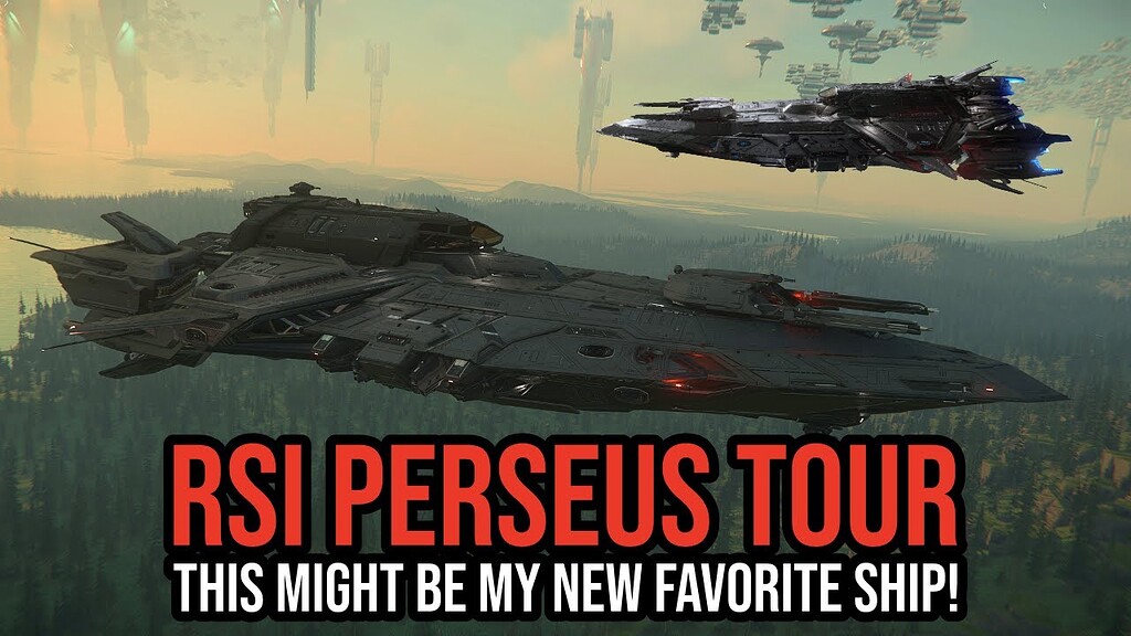 Star Citizen RSI Perseus Heavy Gunship Tour - This Might Be My New ...