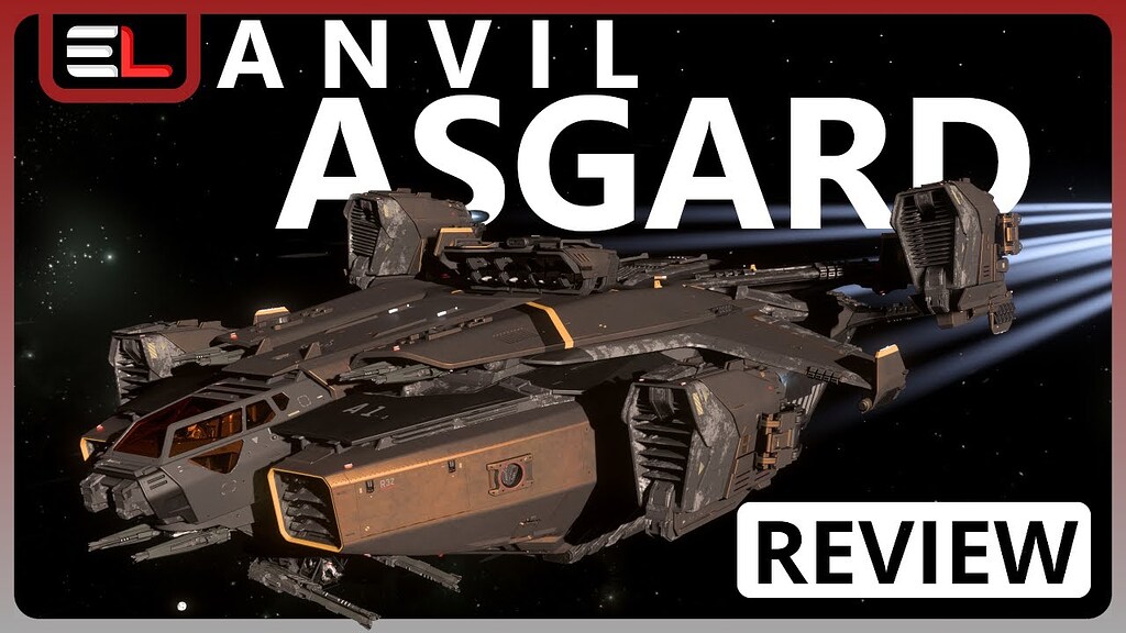 Star Citizen 4.5: 10 Minutes More or Less Ship Review - ANVIL ASGARD ...