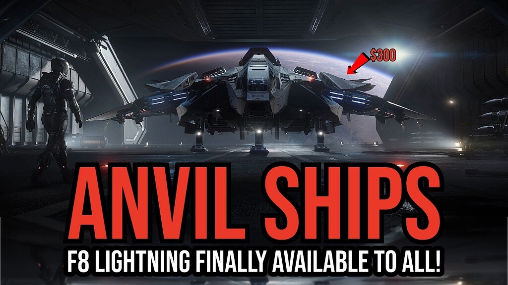 Star Citizen IAE Anvil Ships - F8 Lightning Available For All! - ships - StarZen