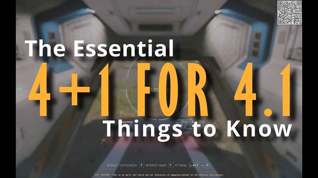 The Four (plus one) Essential Things to Know About Star Citizen 4.1 ...