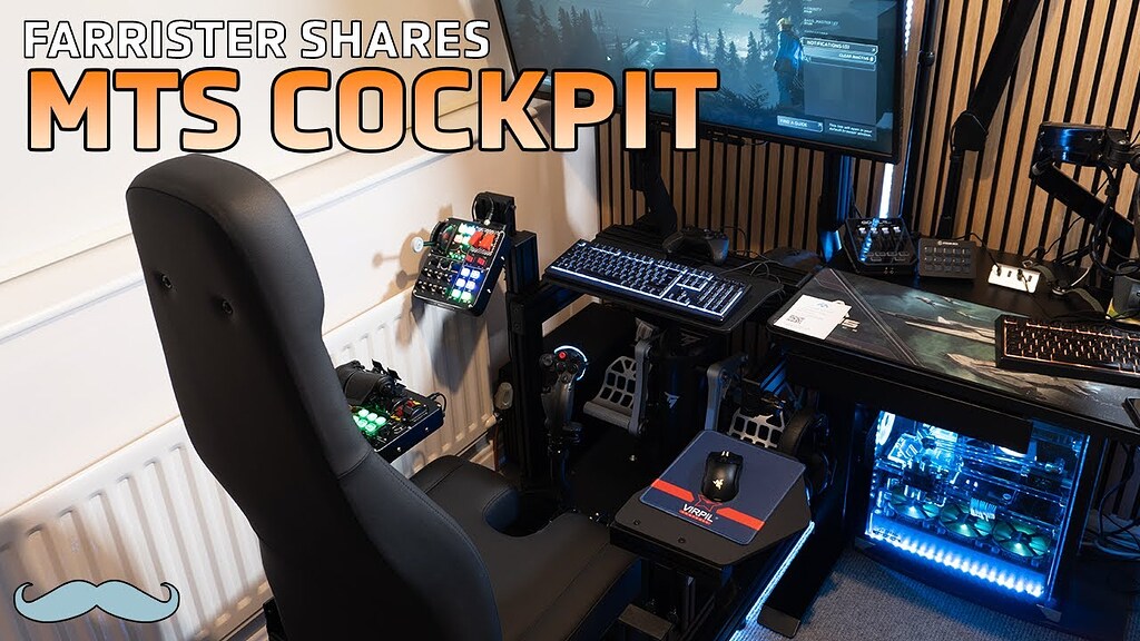 First Look at the MonsterTech MTS Cockpit for Star Citizen 4K ...