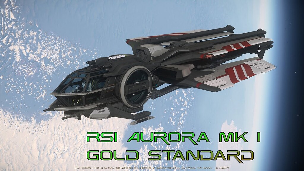 Checking out the RSI Aurora MK I - Gold Standard - ships - StarZen