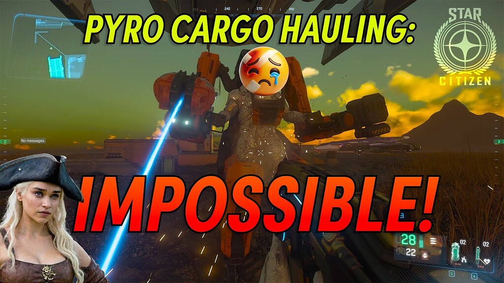 Cargo Hauling in Pyro is IMPOSSIBLE... because of pirates like me! STAR ...