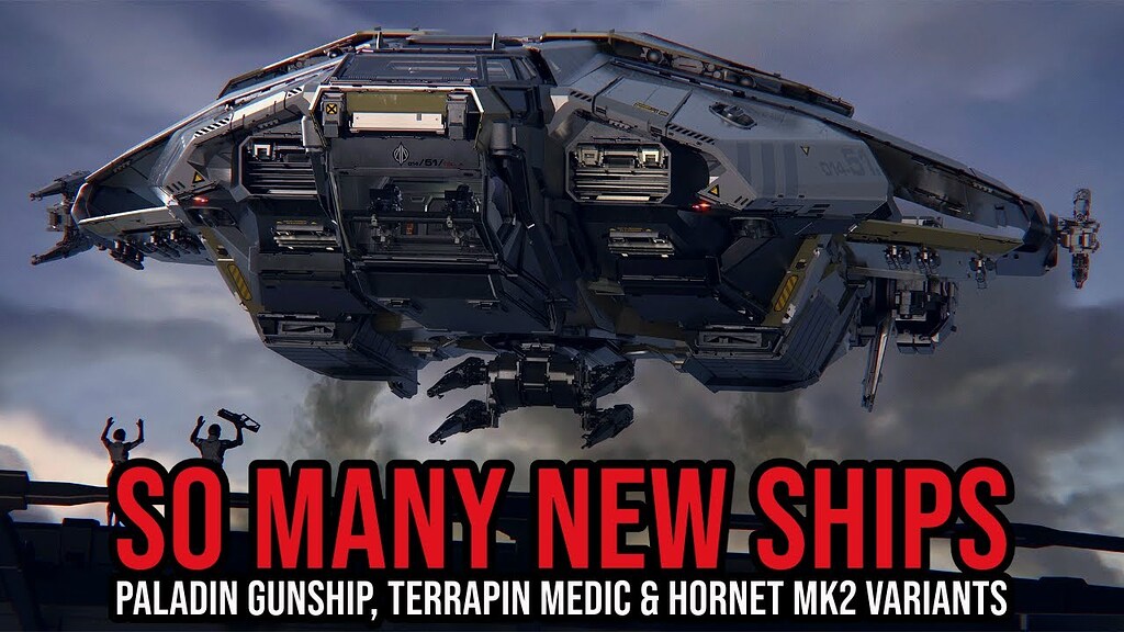 Star Citizen IAE 2954 Day 9 - ANVIL Ships - Paladin Gunship, Terrapin ...
