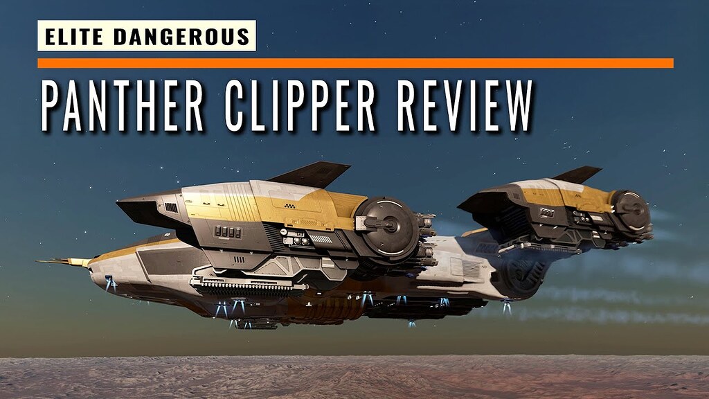 BREAKING NEWS: Panther Clipper - First Flight & Review (Elite Dangerous ...