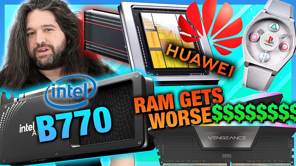 HW News - Intel Battlemage B770 Leak, More Huawei GPUs Arrive, Memory ...