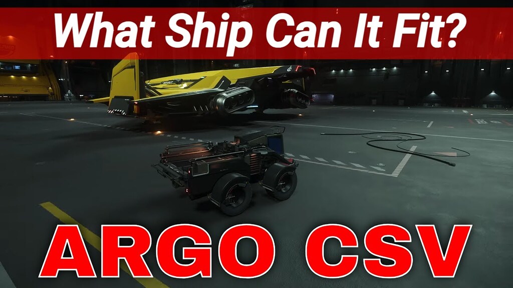 ARGO CSV - What Ship Does This Vehicle Fit? | Star Citizen Ships [4k ...