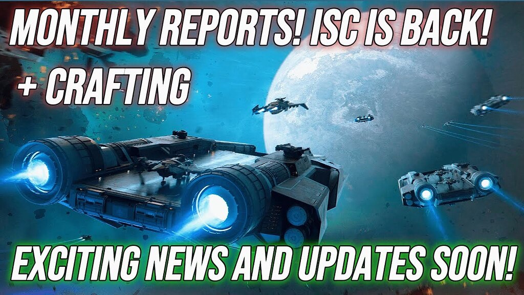 Star Citizen | Things Are Ramping Up! ISC is Back! Crafting + More ...