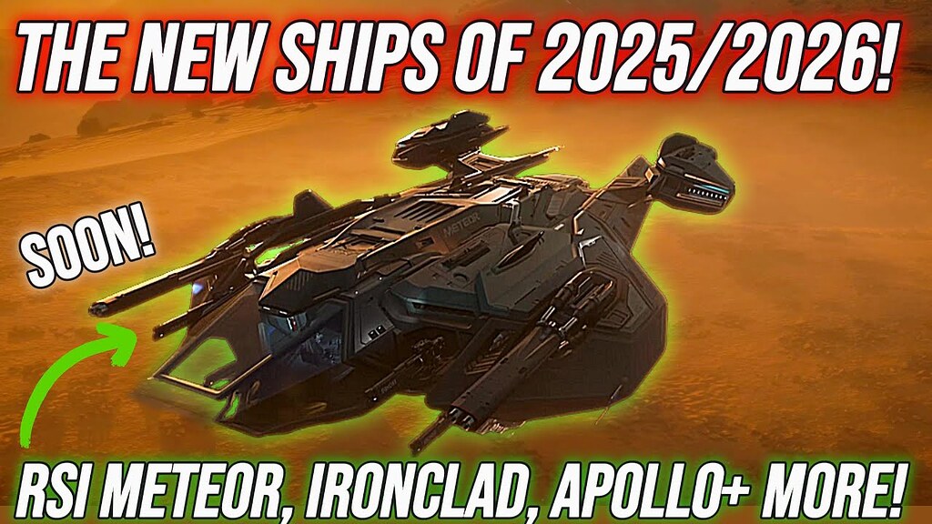 Star Citizen - The NEW SHIPS Of 2025/2026! - ships - StarZen