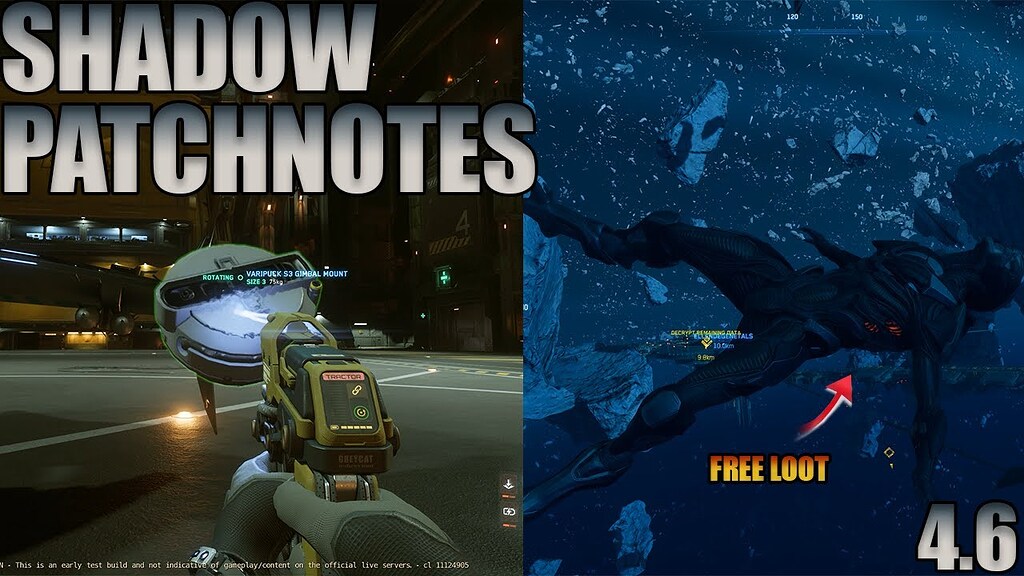 Star Citizen Shadow Patch Notes 4.6 - MOLE Buff, New Gimbals, Hangar ...