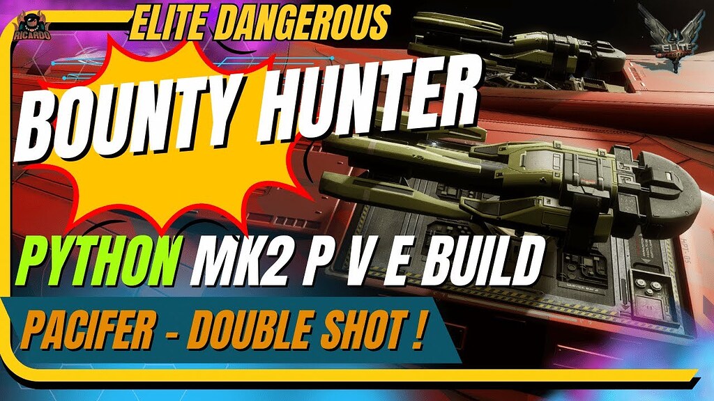 Ba-Boom! Pacifier Python Mk2 Bounty Hunter build / Elite Dangerous ...