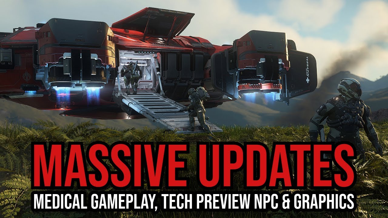 Star Citizen TECH PREVIEW: MASSIVE Graphics, Medical Gameplay & NPC Update - bored-gamer - StarZen