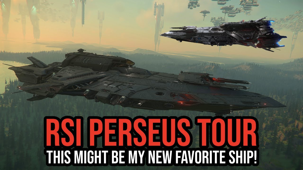 Star Citizen RSI Perseus Heavy Gunship Tour - This Might Be My New ...