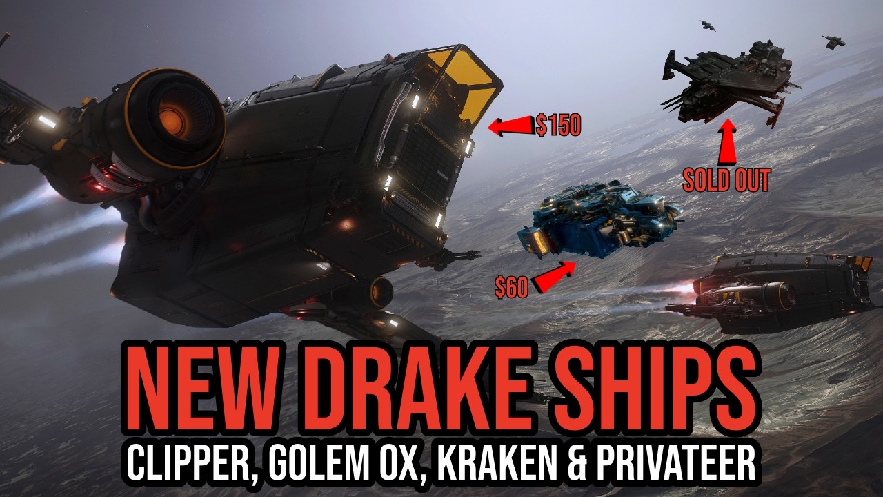 Star Citizen IAE 2955: New Drake Ships Are Here! - ships - StarZen