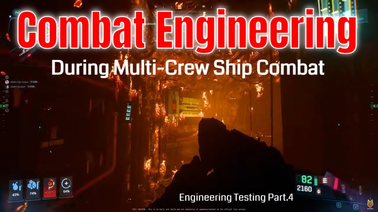 Combat Engineering During A Multi-Crew Ship Combat | Star Citizen ...