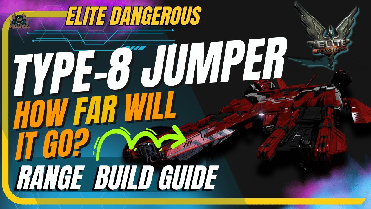 Lakon Type-8 Explorer How Far can it JUMP? / Elite Dangerous - ships ...