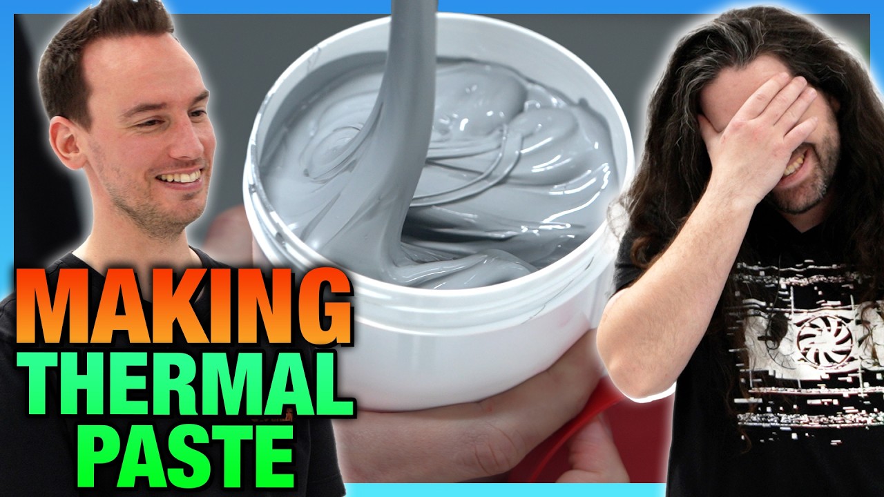 We Made Perfect Thermal Paste in a Factory, ft. Der8auer | Made In ...