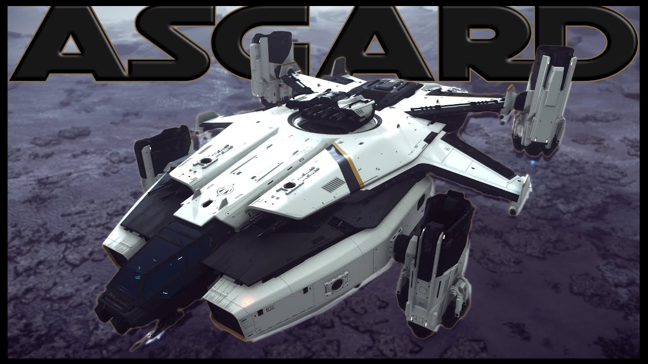 Star citizen - ejecting tanks - anvil asgard - ships - StarZen