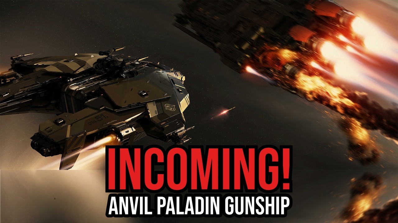 Star Citizen INCOMING: Anvil Paladin Gunship - bored-gamer - StarZen