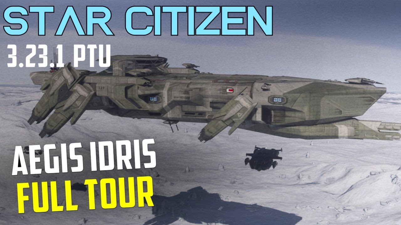 Aegis IDRIS Full Interior Tour - Star Citizen 3.23.1 PTU ship tour ...