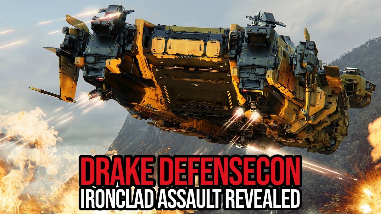 Star Citizen Drake DefenseCon - Ironclad Assault Revealed - All Ships ...