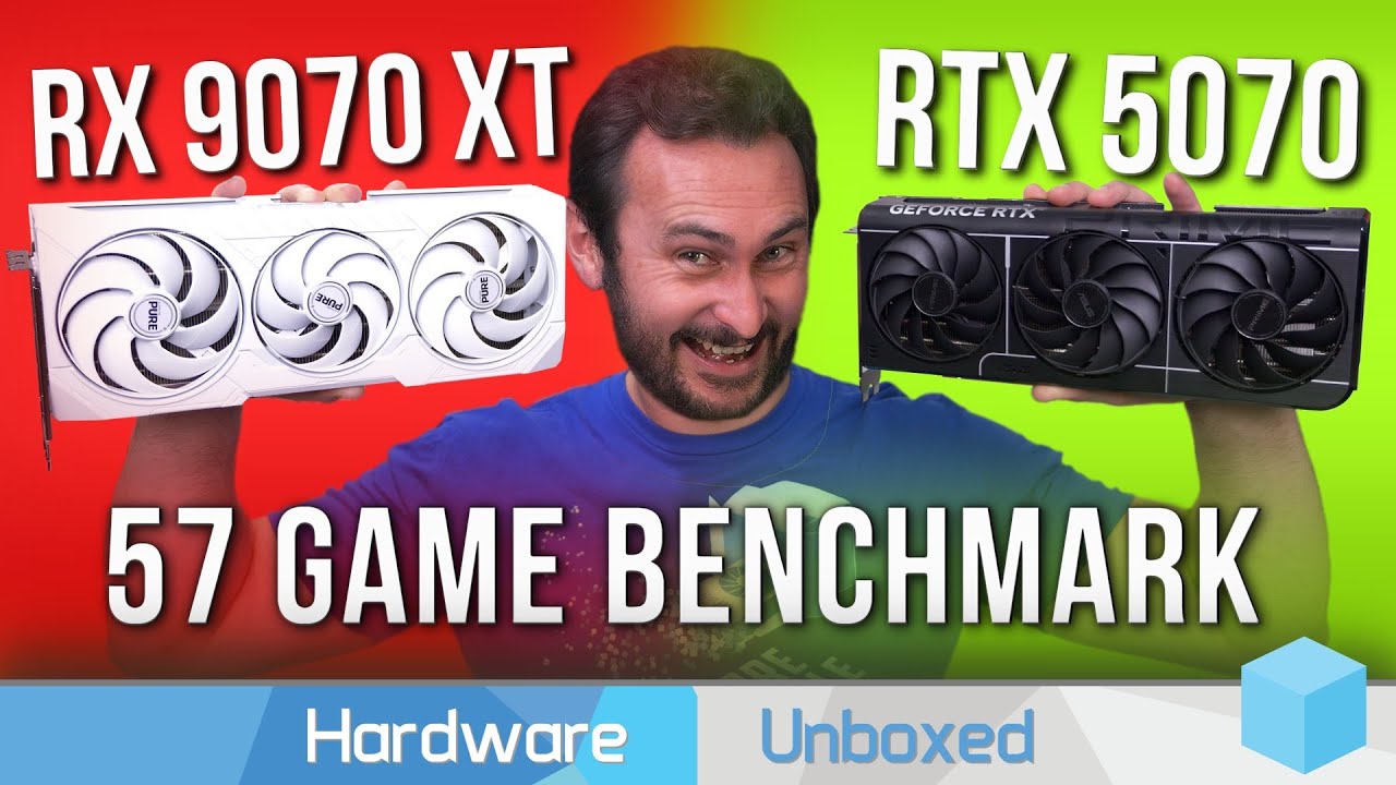 Radeon RX 9070 XT vs. GeForce RTX 5070, 57 Game Benchmark (1440p & 4K ...