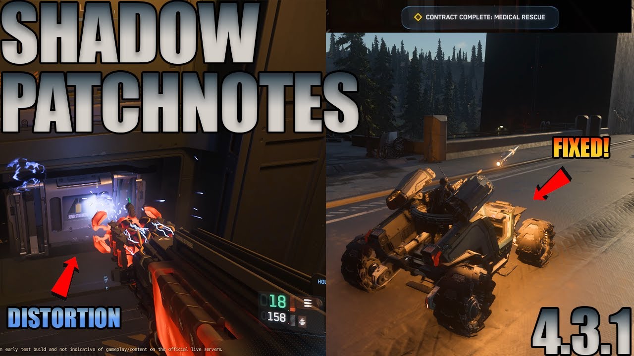 Star Citizen Shadow Patch Notes 4.3.1 VOLT Distortion, Medical Beacon ...